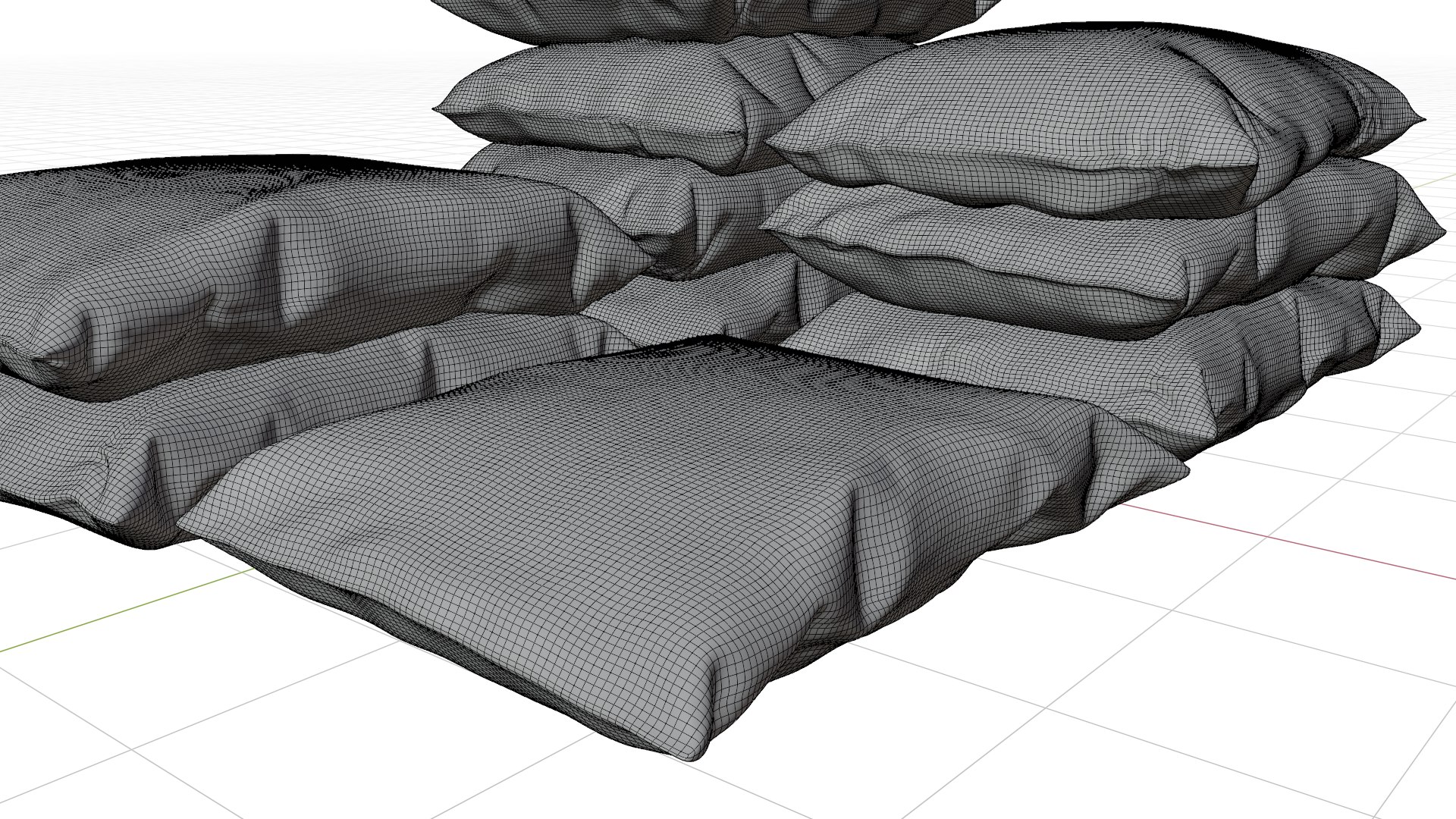 Stack Bags 3D - TurboSquid 1902806