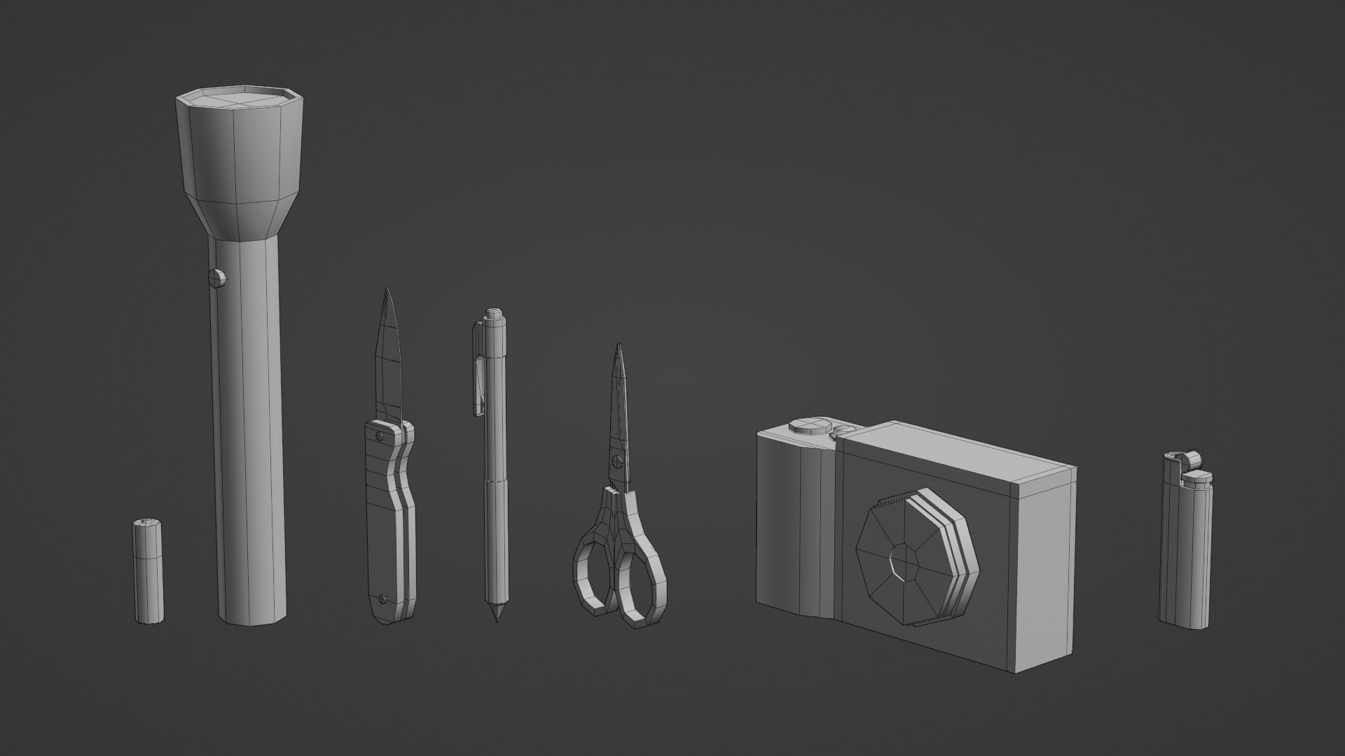 3D Low Poly Emergency Supply Pack Model - TurboSquid 2107829
