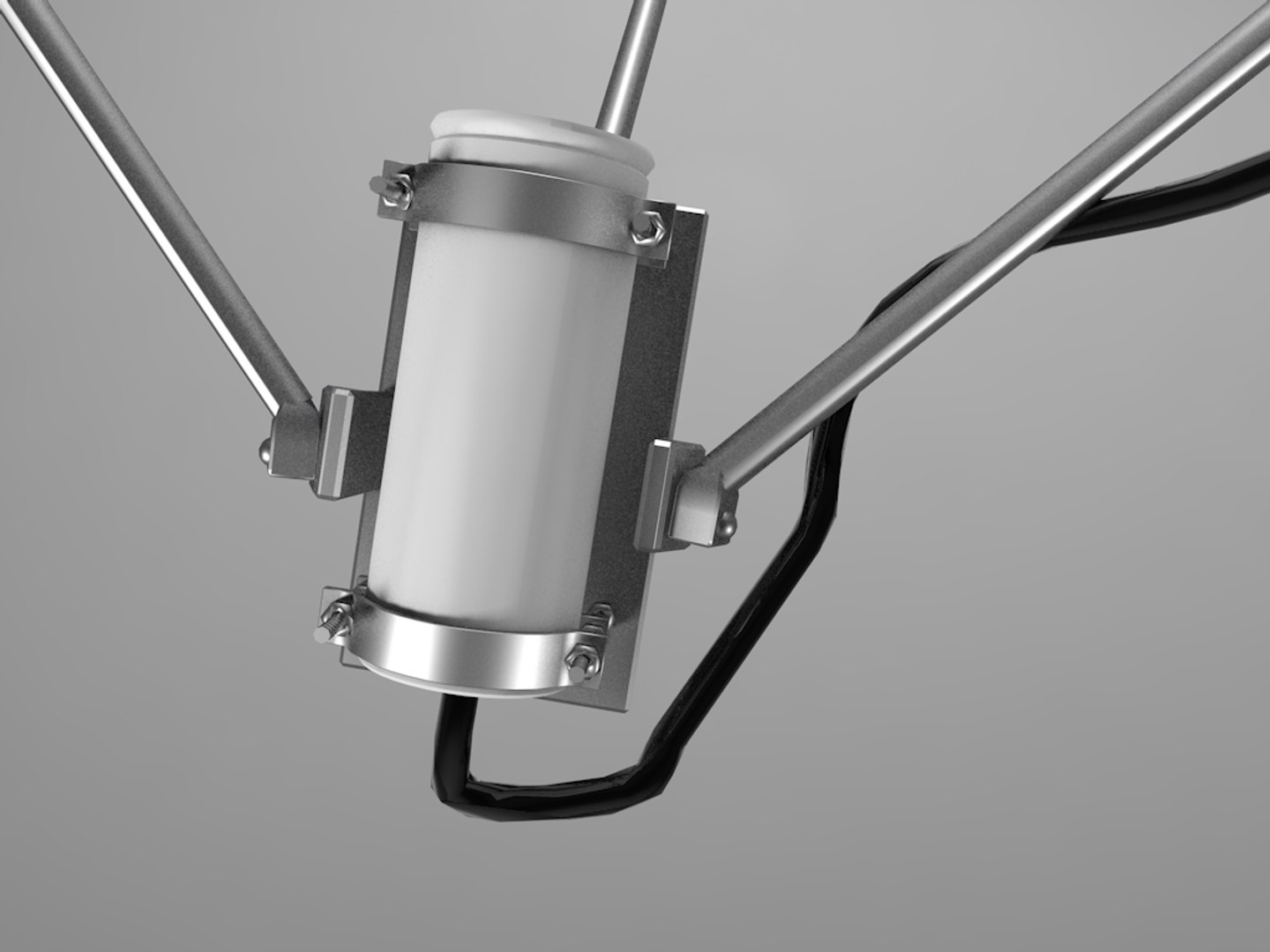 3d Model Radio Dish Satellite