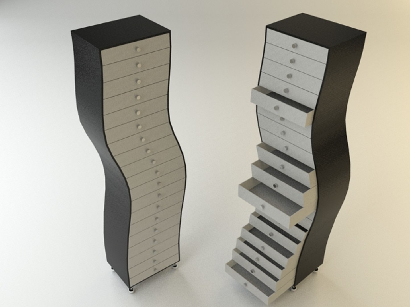3d drawer design furniture
