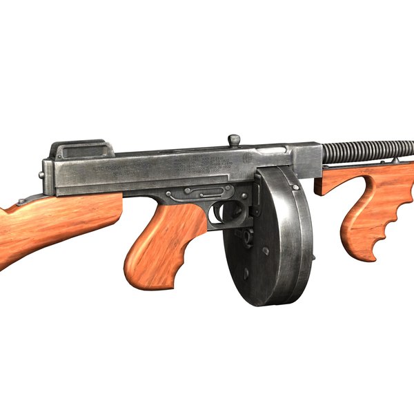 modelo 3d Subfusil Thompson Colt Model1921 - TurboSquid 643774