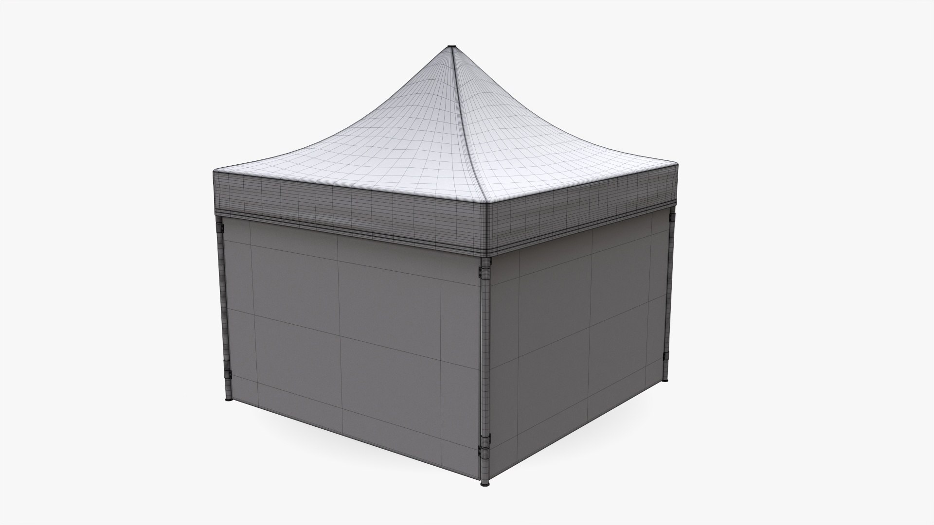 3D Mockup Display Tent Model - TurboSquid 1708072