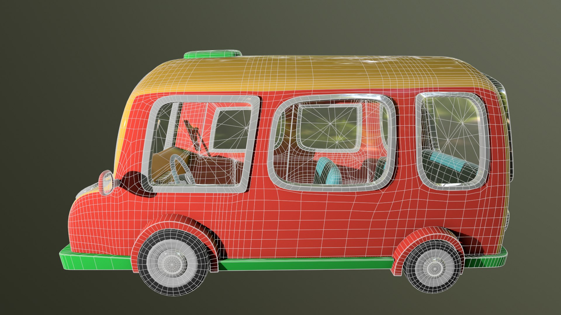 Bus Cartoons 3D Model - TurboSquid 1385851