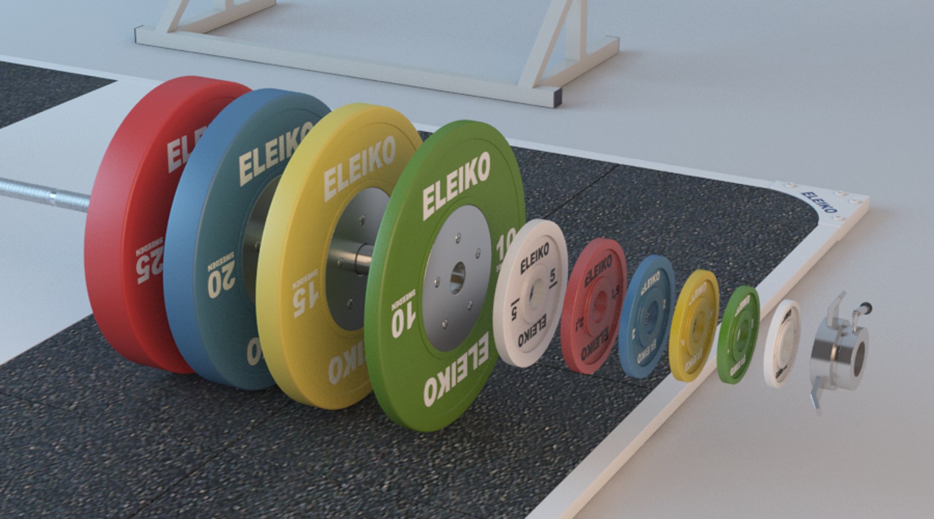 eleiko weightlifting barbell set max
