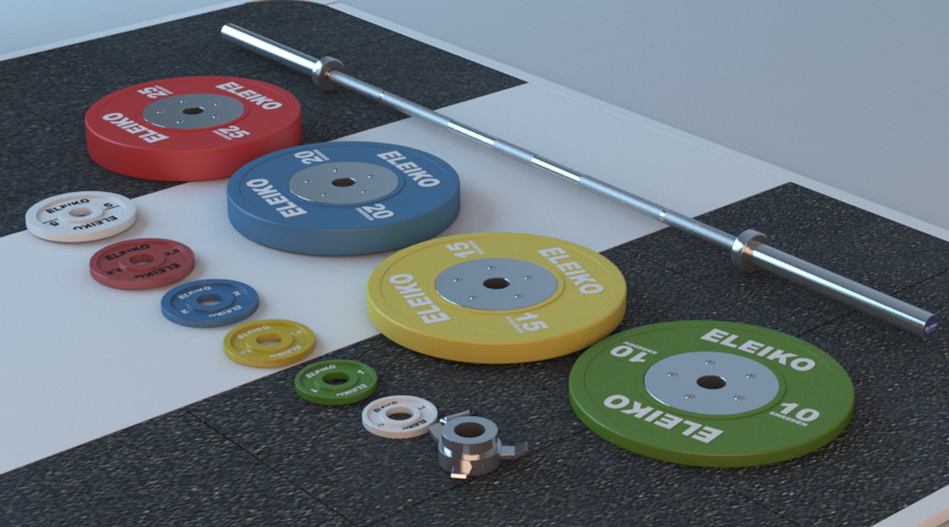 eleiko weightlifting barbell set max