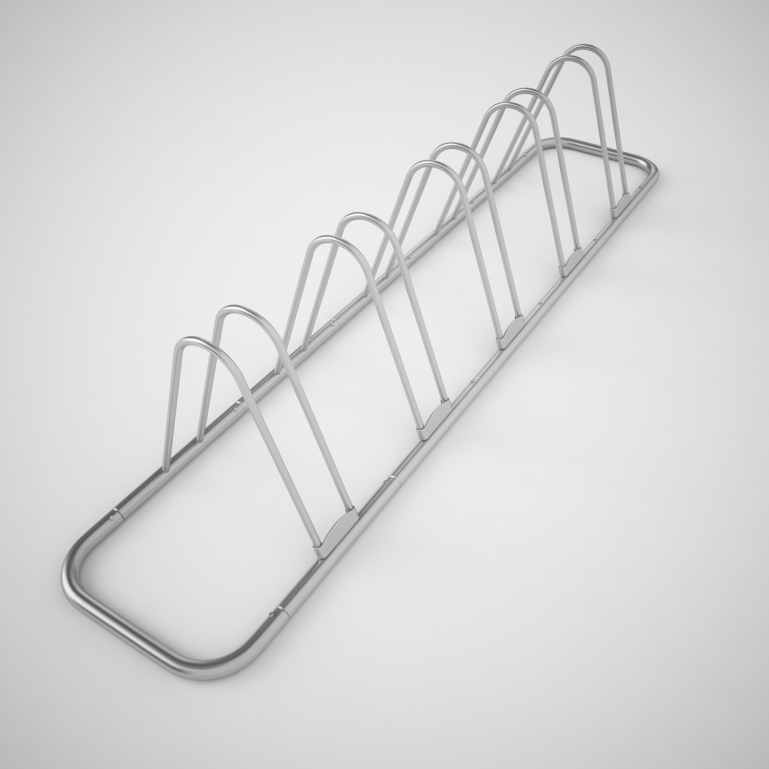 free bicycle parking rack 3d model
