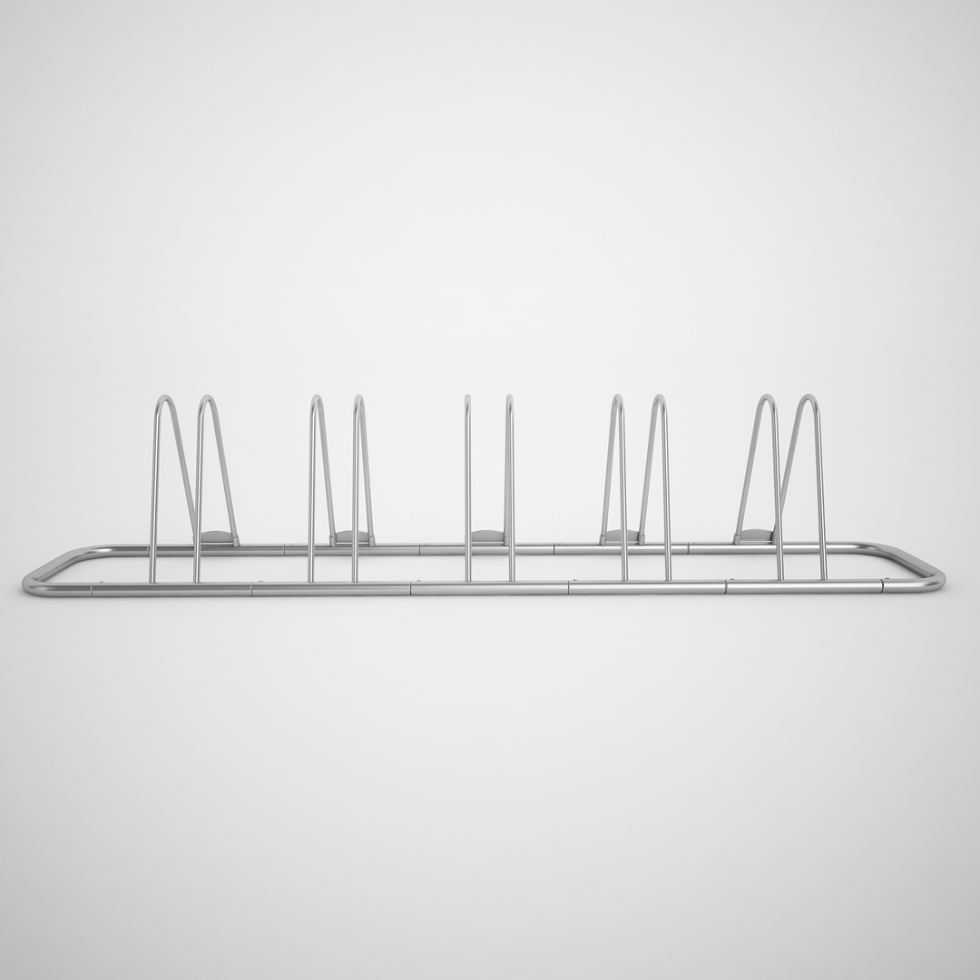 free bicycle parking rack 3d model