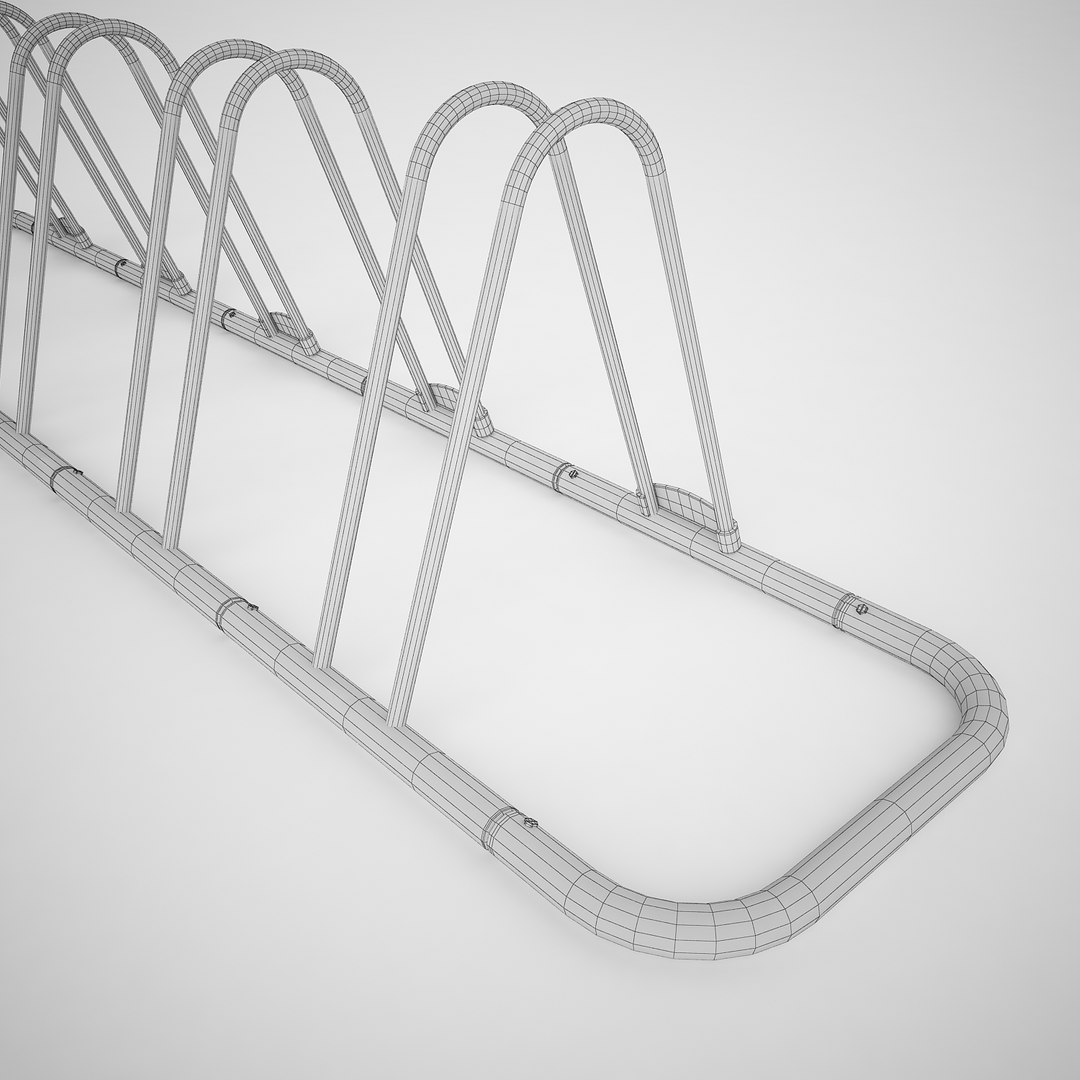 Free Bicycle Parking Rack 3d Model