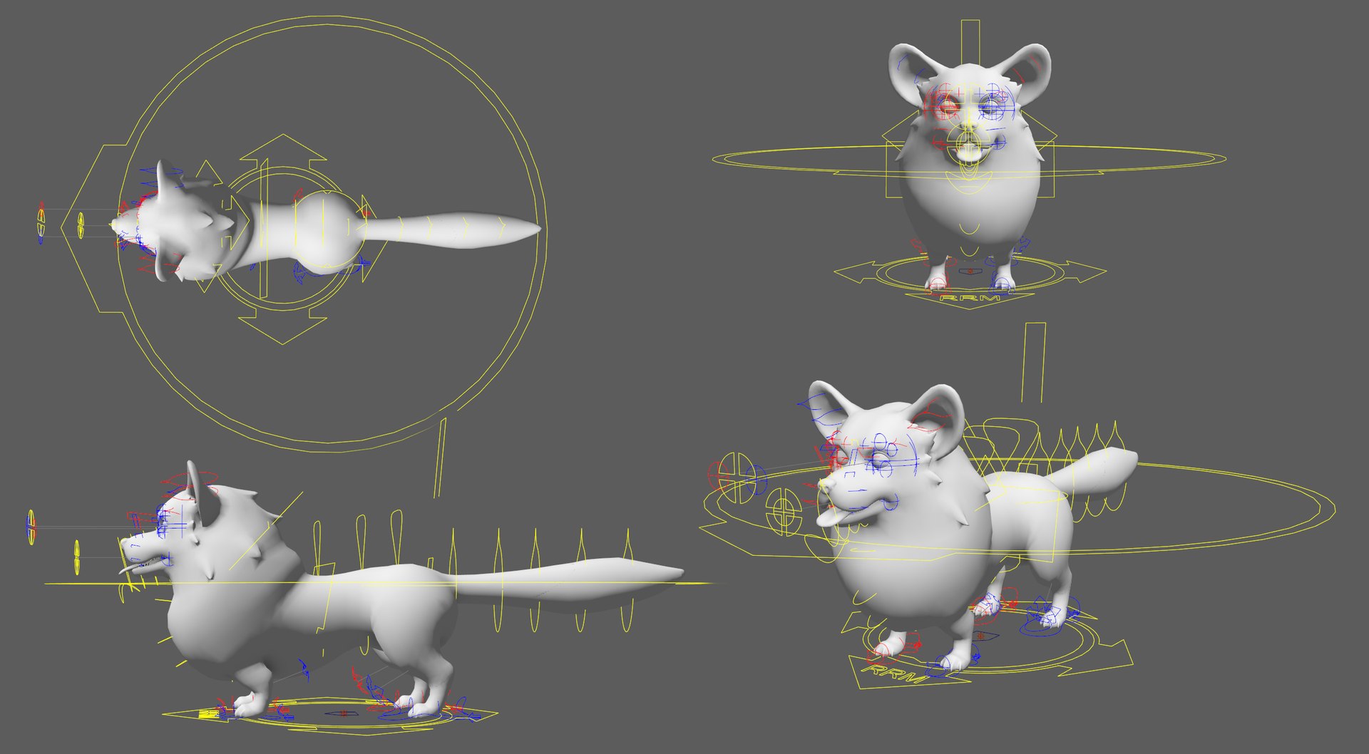 Corgi Animations 3D Model - TurboSquid 1381214
