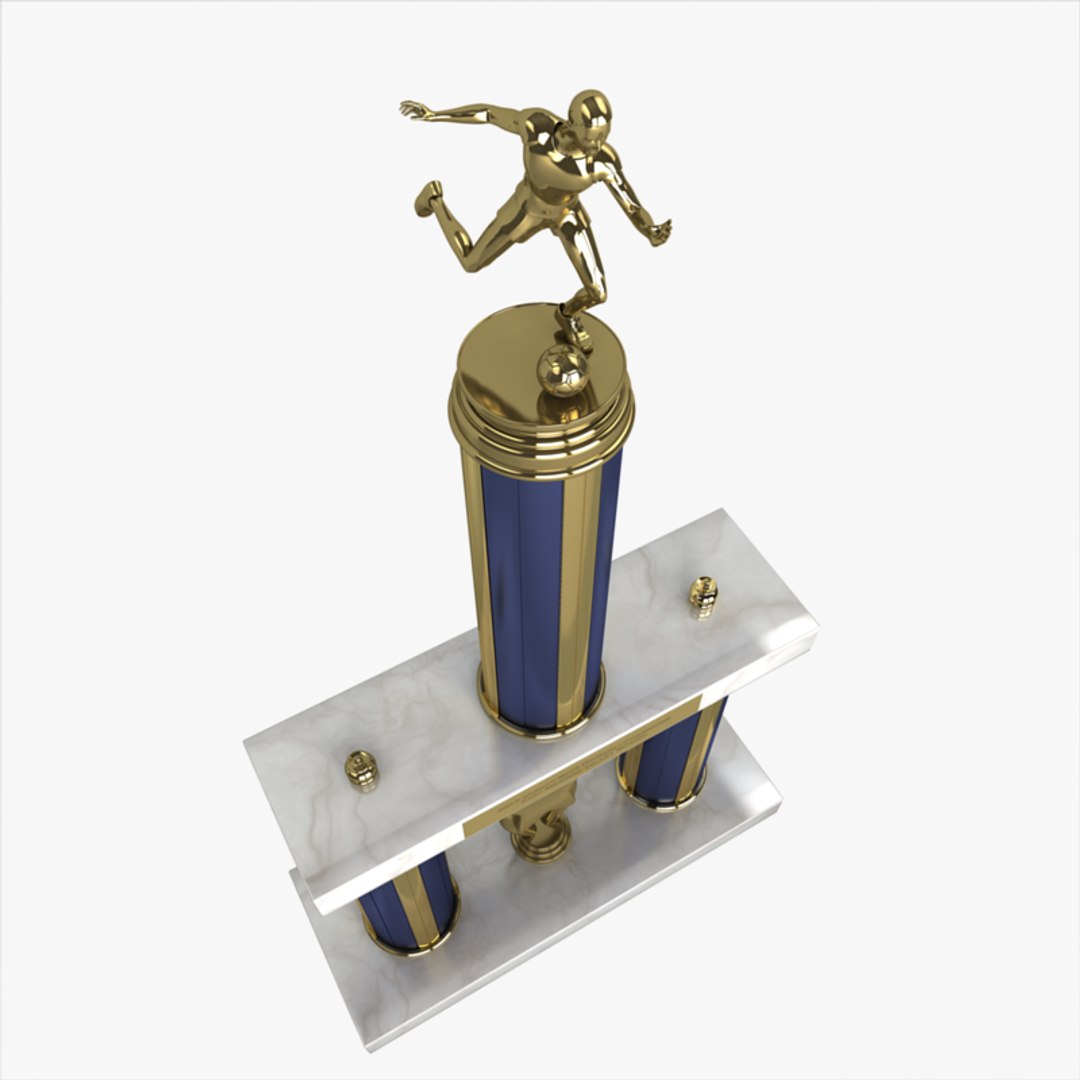 3d Soccer Trophy Model