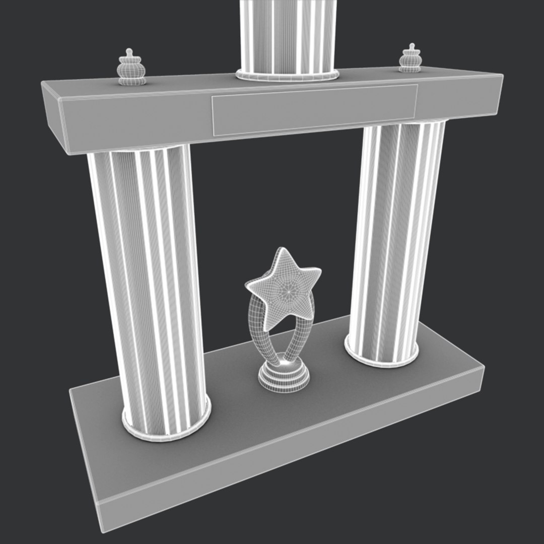 3d Soccer Trophy Model
