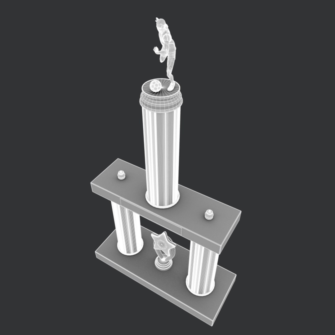 3d Soccer Trophy Model