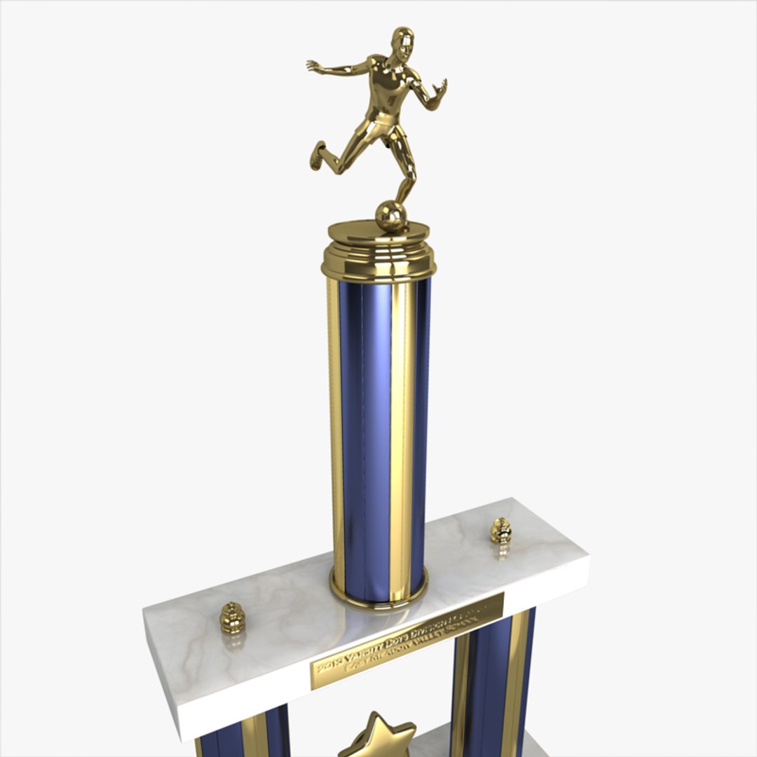 3d Soccer Trophy Model