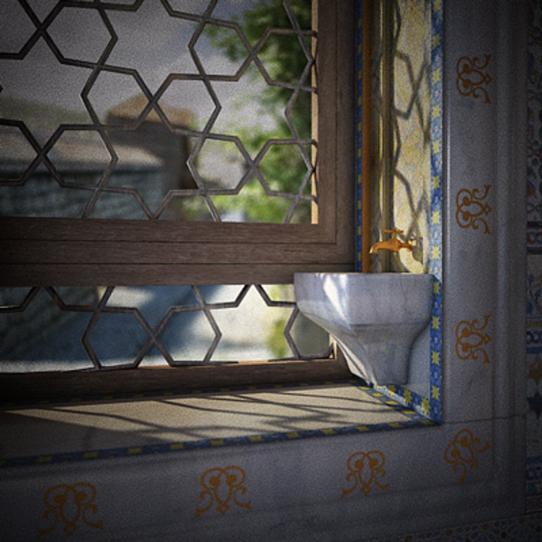 Ottoman Palace Window 3d Model