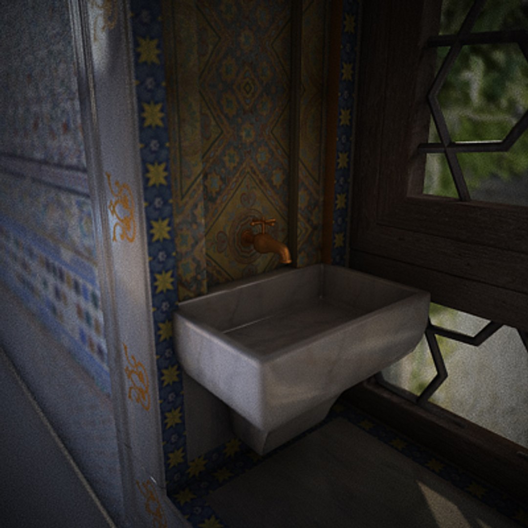 Ottoman Palace Window 3d Model