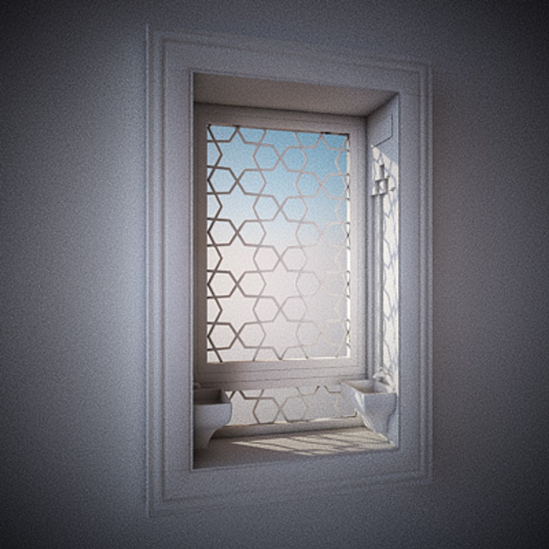 Ottoman Palace Window 3d Model