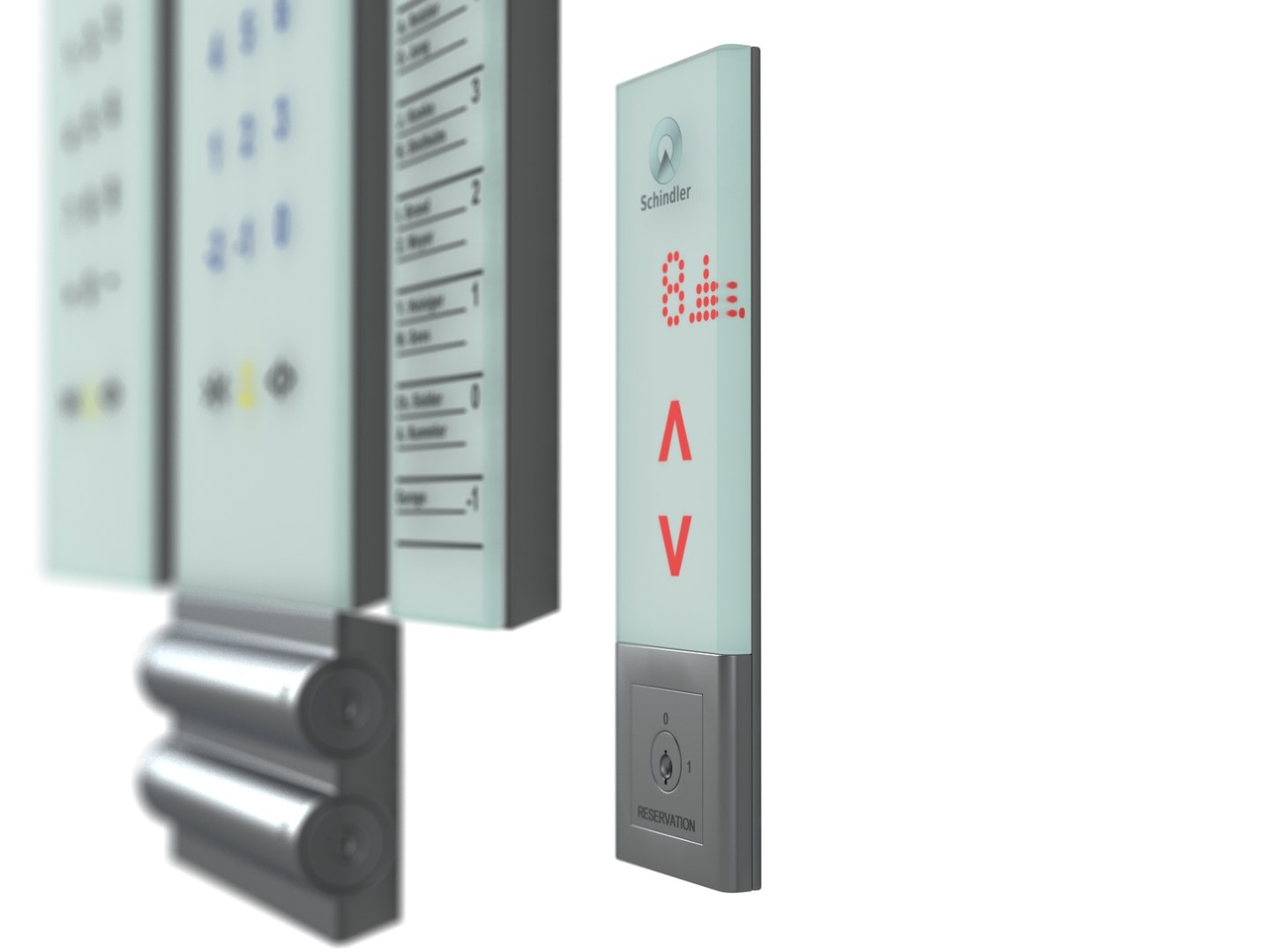 3D Elevator Glass Control Panel - TurboSquid 1456996