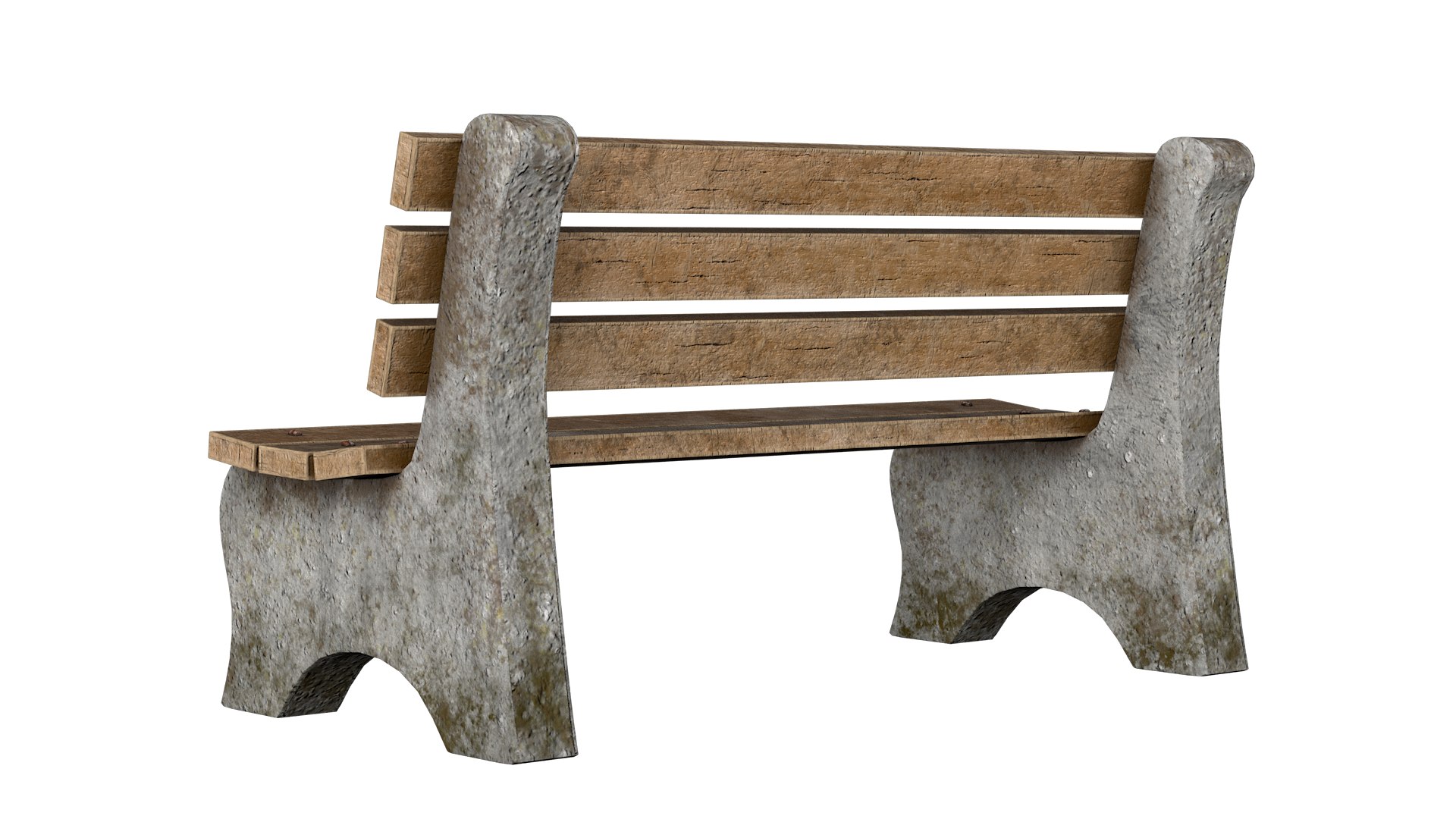 Old Bench 3D Model - TurboSquid 2064255