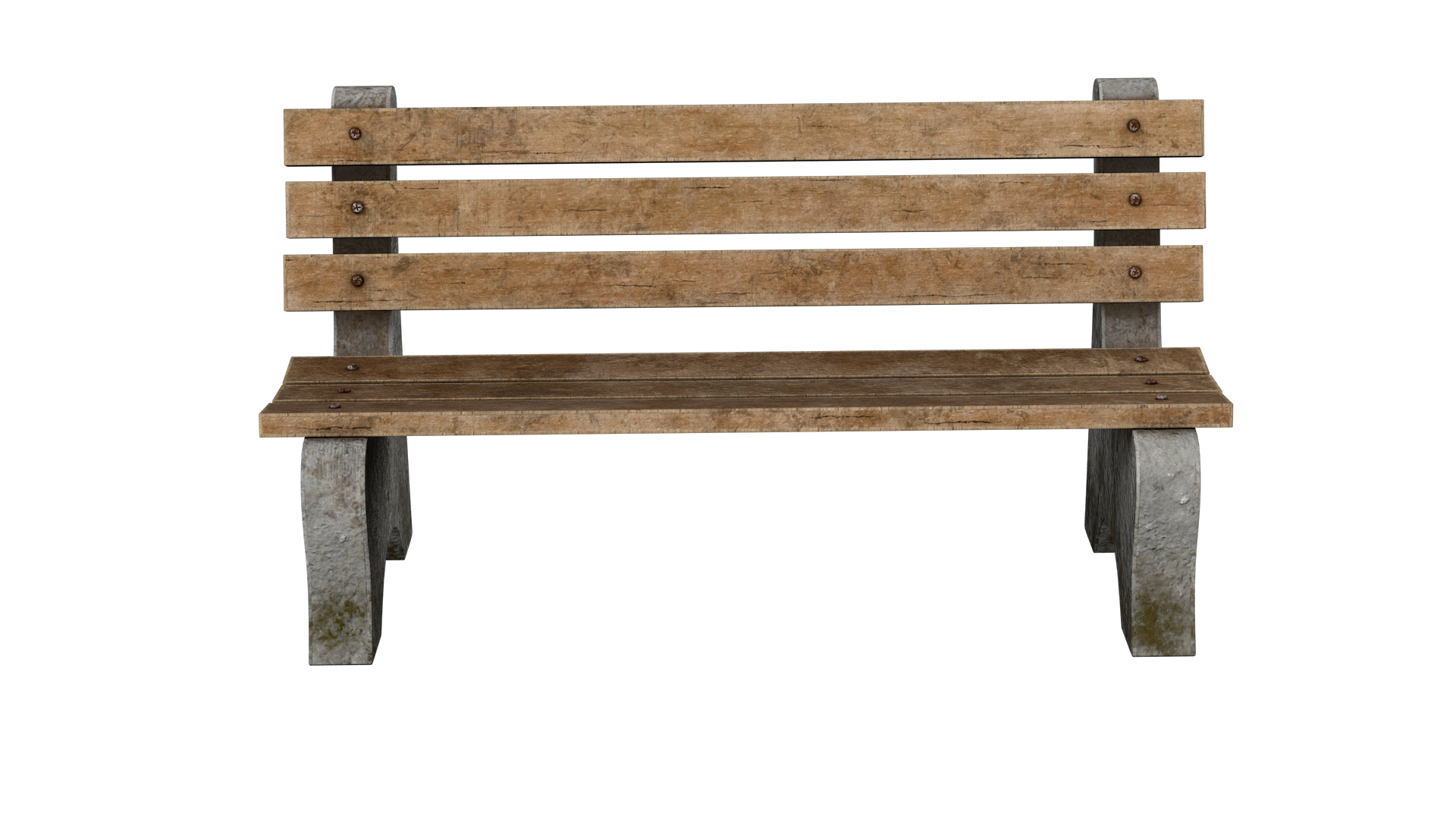 Old Bench 3D Model - TurboSquid 2064255