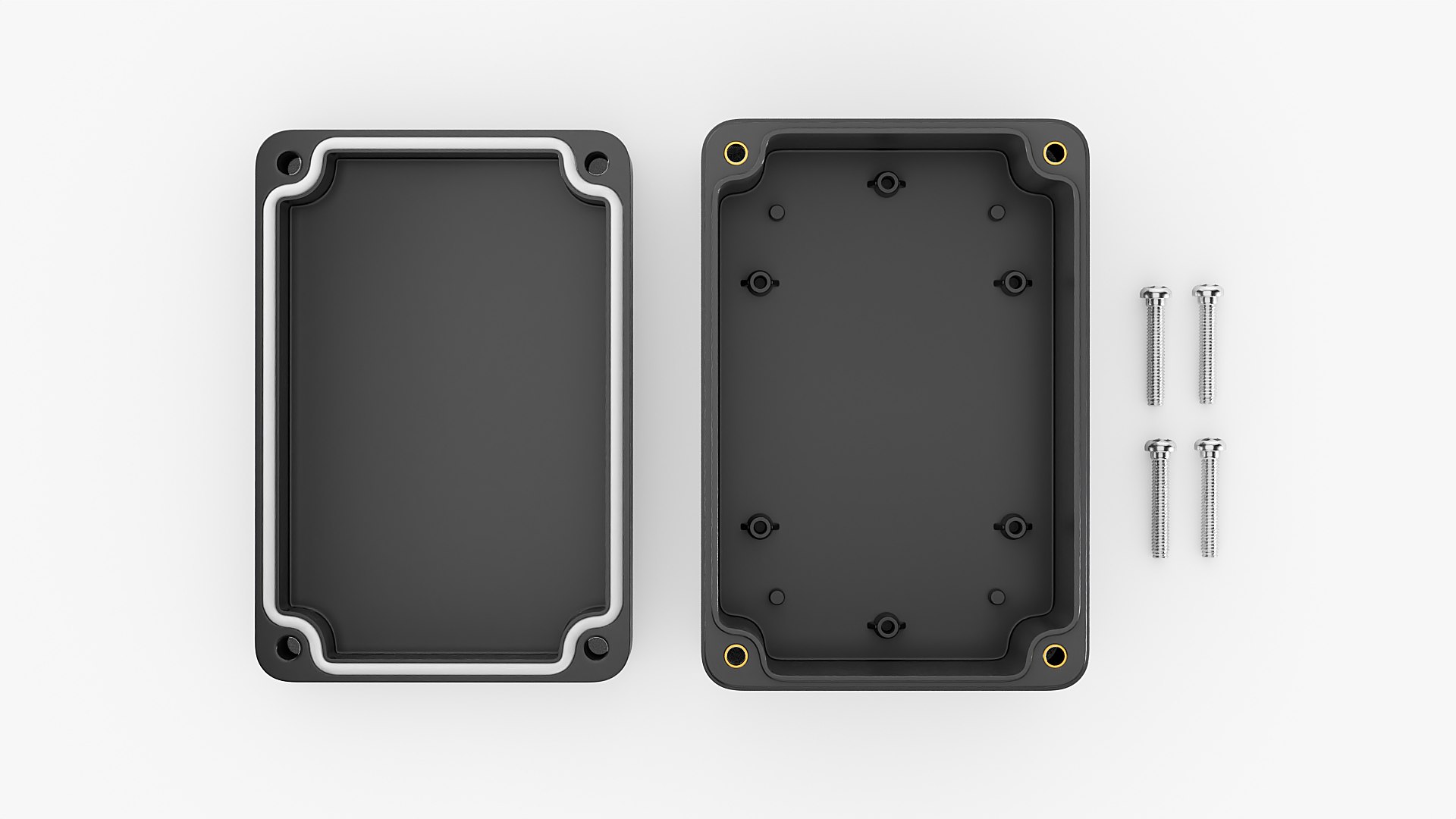Waterproof Electronics Enclosure A 3D model - TurboSquid 2158991