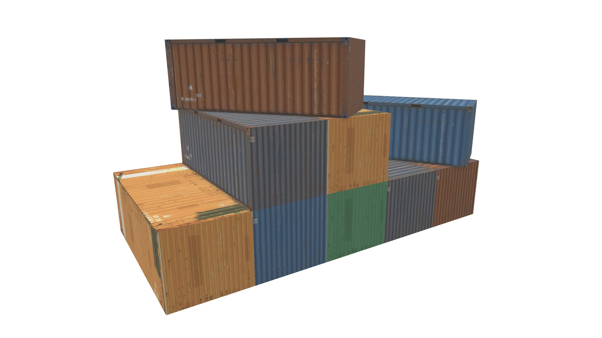 3D Model Containers - TurboSquid 1806717