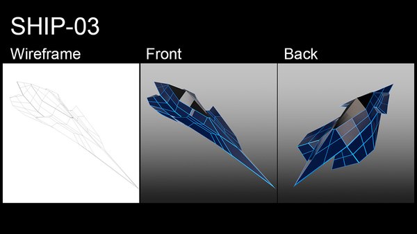 Scifi Cyber Ships 3D model - TurboSquid 1837889