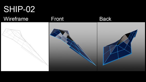 Scifi Cyber Ships 3D model - TurboSquid 1837889