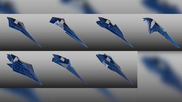 Scifi Cyber Ships 3D model - TurboSquid 1837889