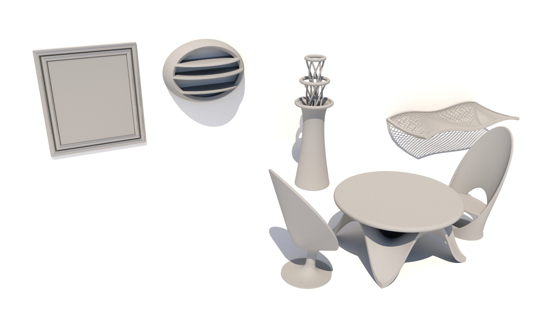 3D Futuristic Room Interior - TurboSquid 1916596