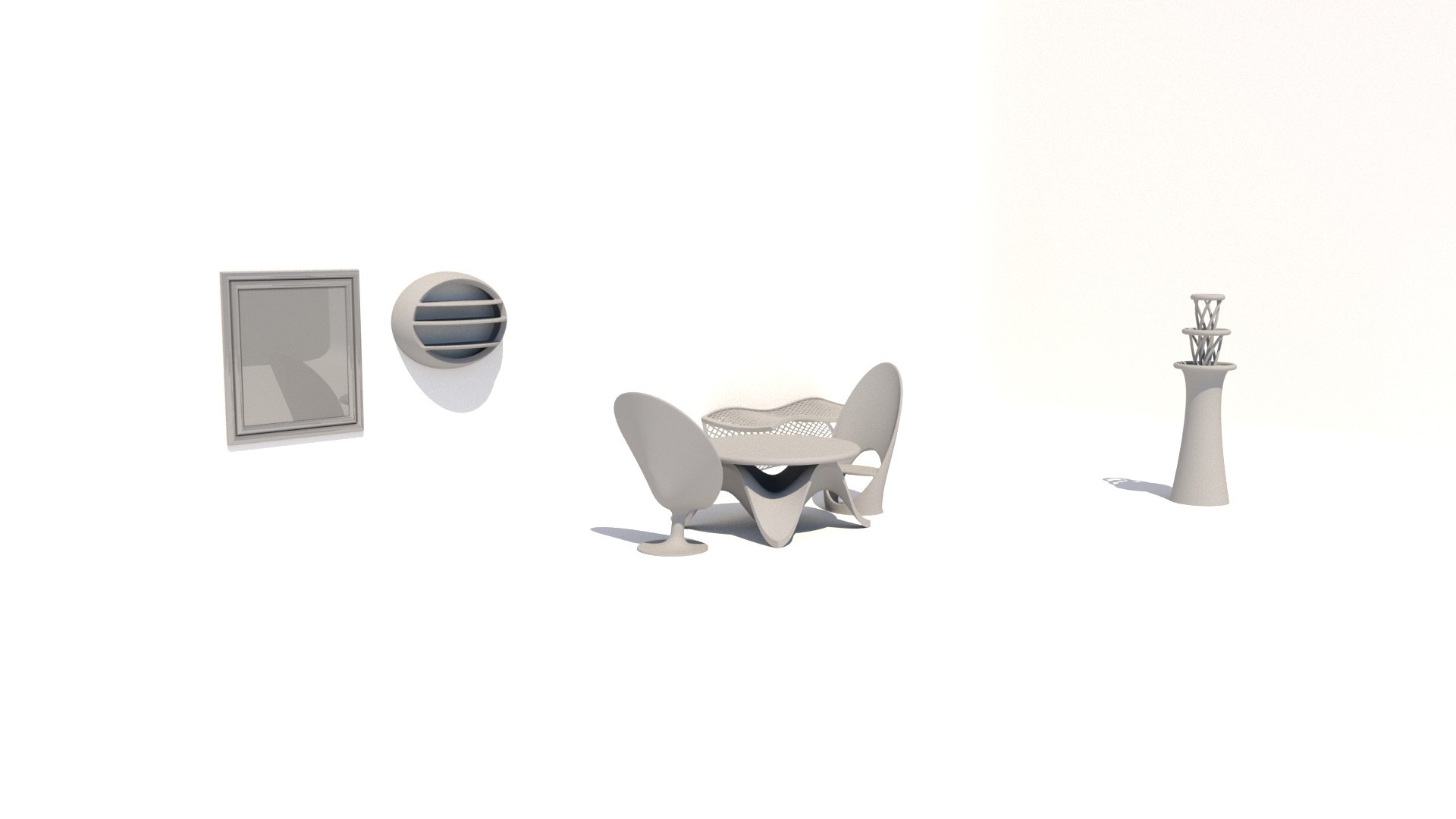 3D Futuristic Room Interior - TurboSquid 1916596