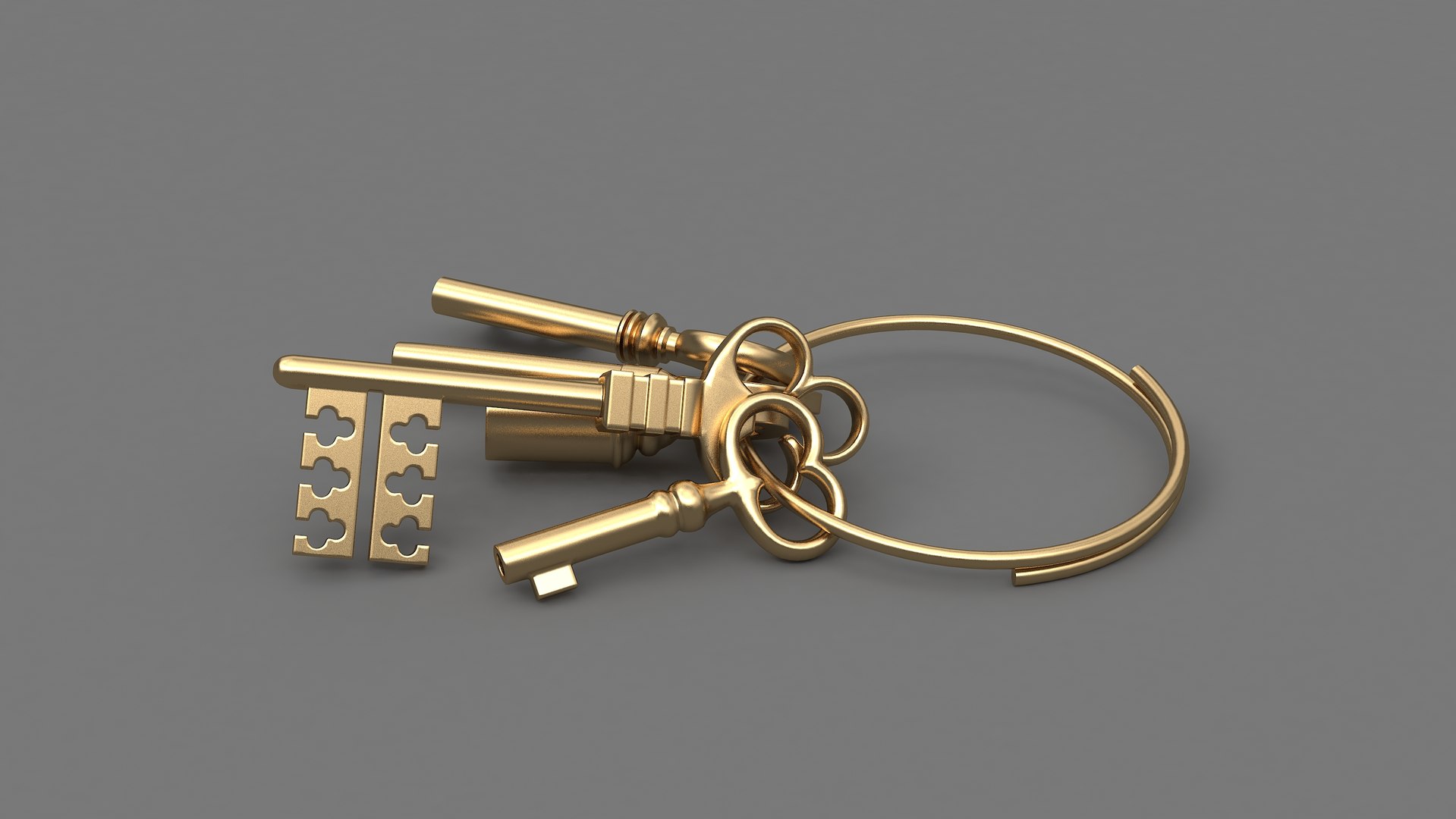 Bunch Of Keys Model - TurboSquid 1990788