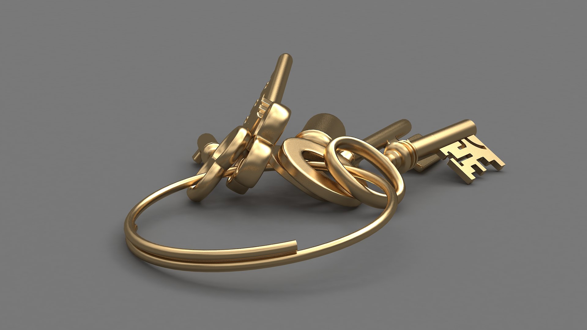 Bunch Of Keys Model - TurboSquid 1990788