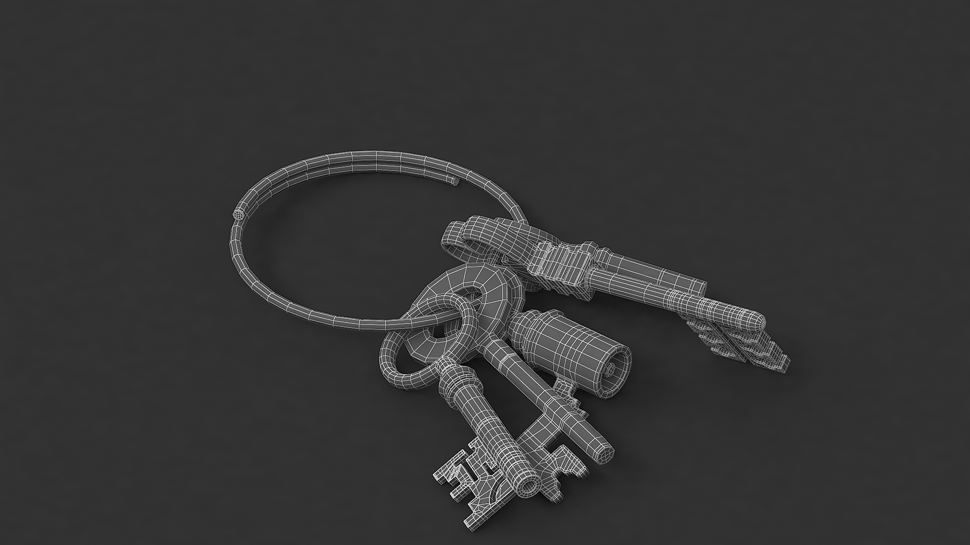 Bunch Of Keys Model - TurboSquid 1990788