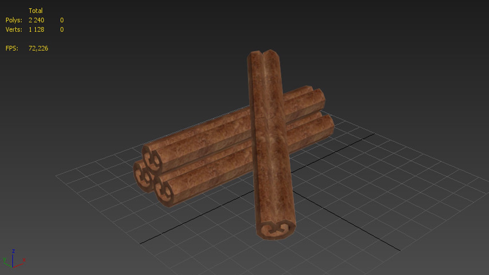 Cinnamon sticks 3D model - TurboSquid 1901640