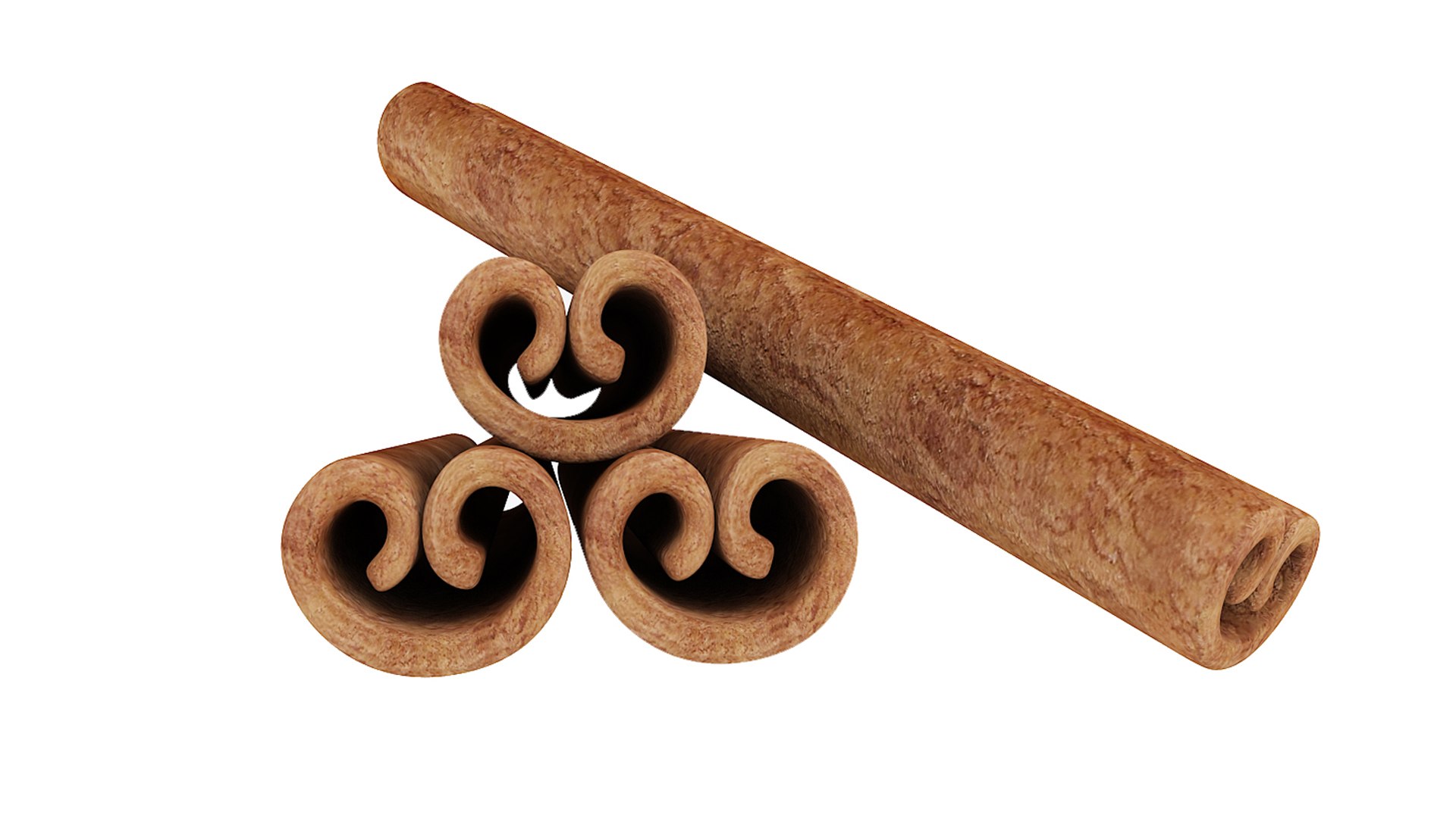 Cinnamon sticks 3D model - TurboSquid 1901640