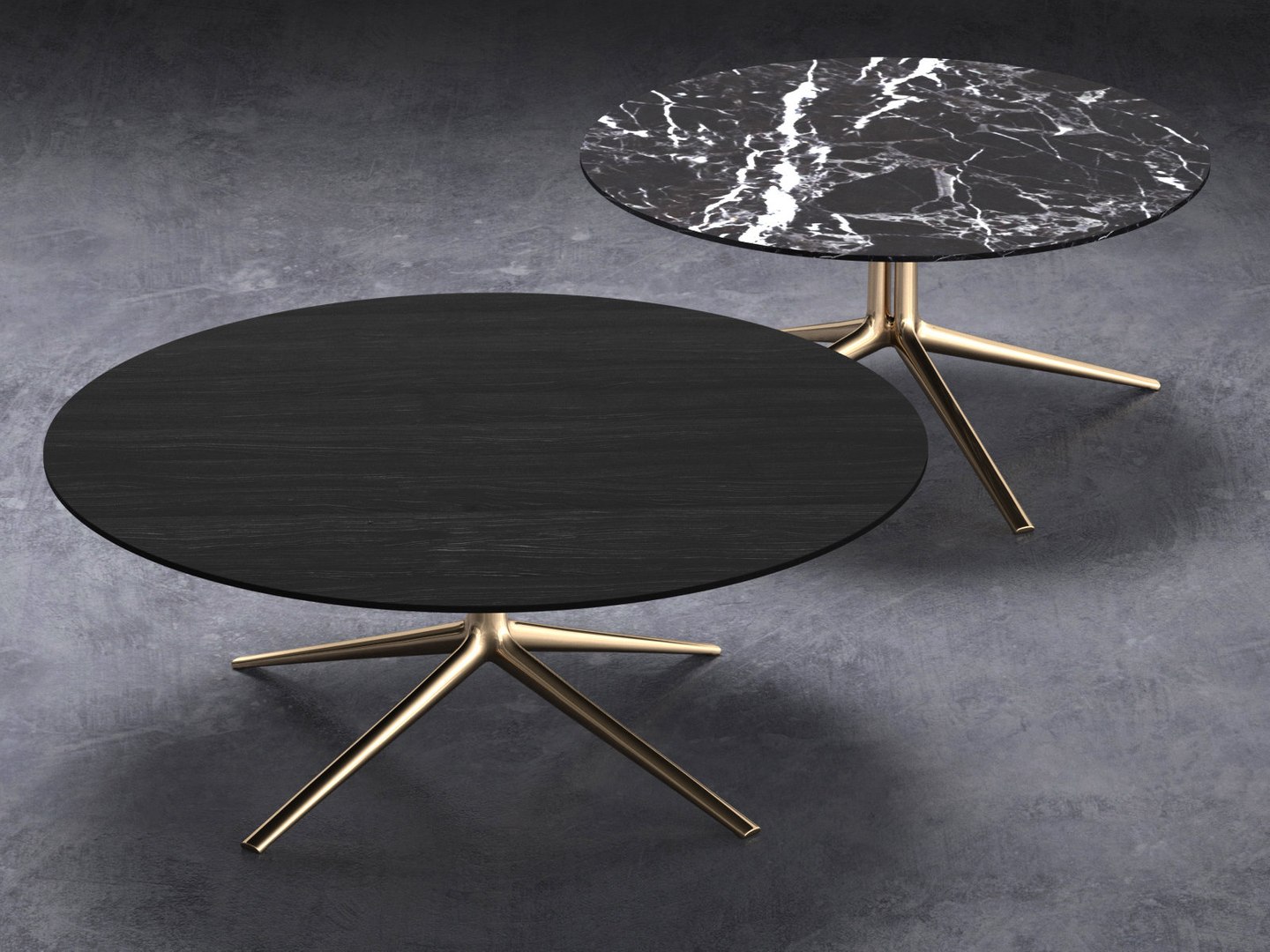 Mondrian Small Tables 3D Model - TurboSquid 1172510