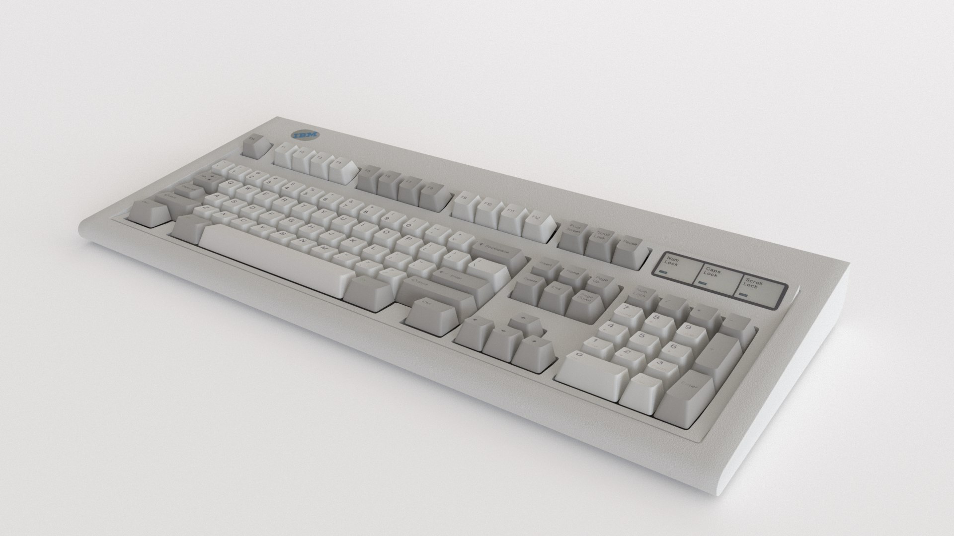 Ibm M Keyboard Model - TurboSquid 1653513