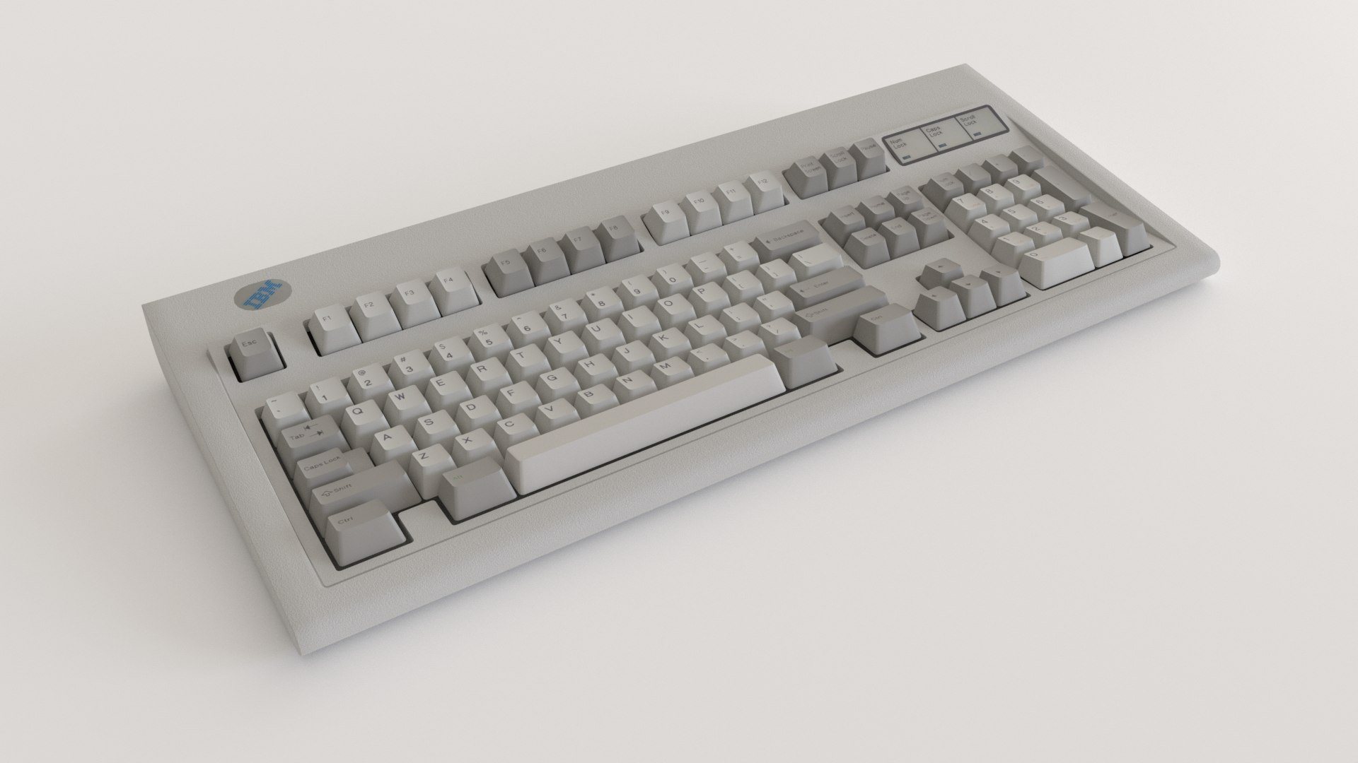 Ibm M Keyboard Model - TurboSquid 1653513