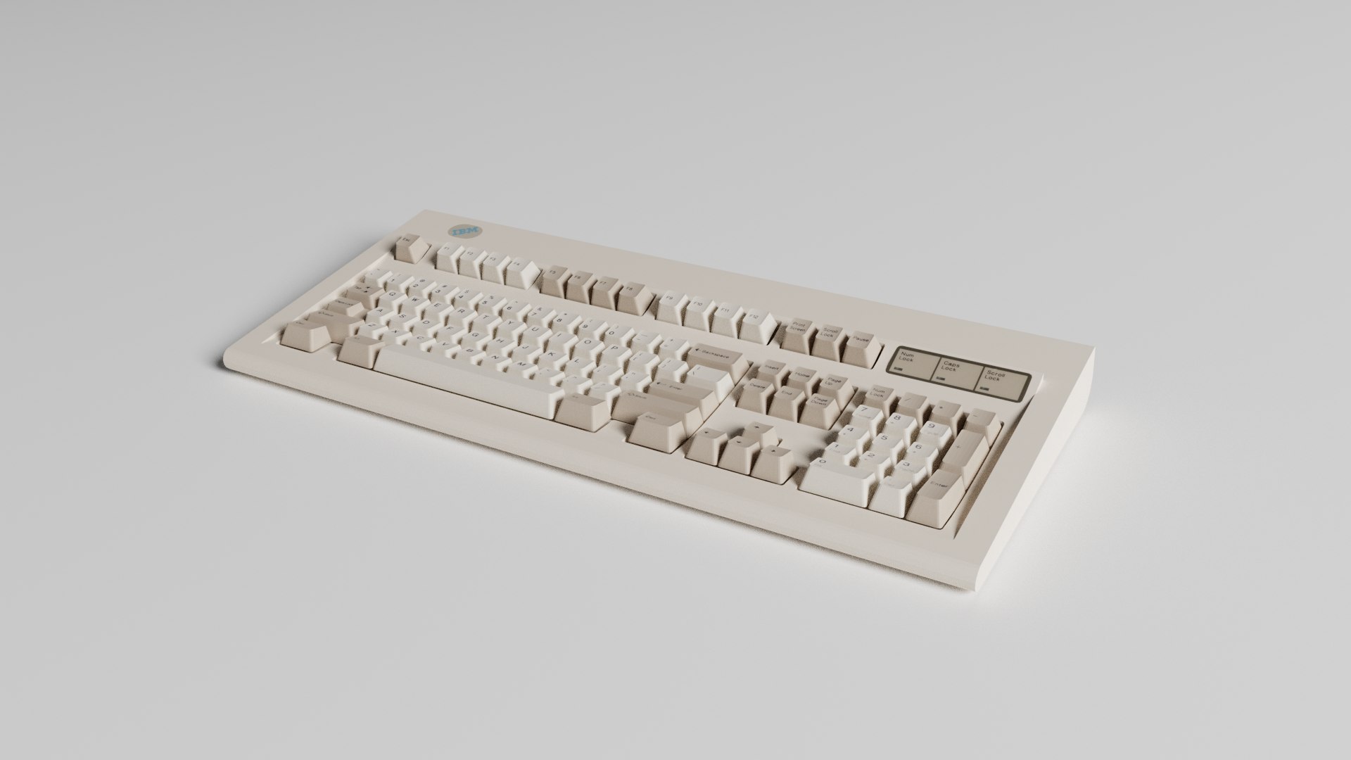 Ibm m keyboard model - TurboSquid 1653513