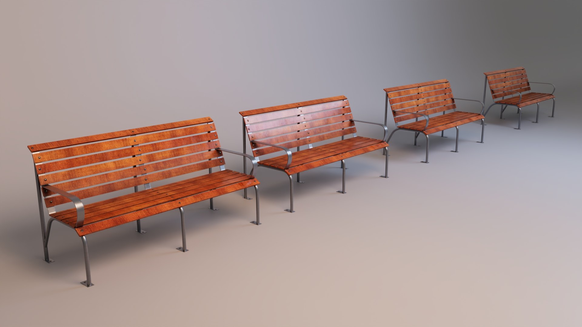 Free Park Bench Model - TurboSquid 2240281