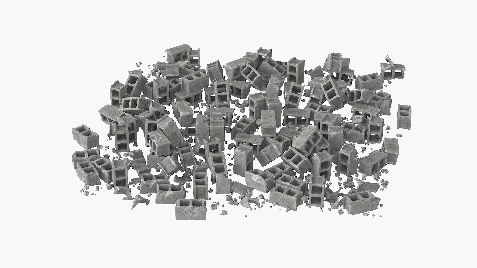 Concrete Block Debris 1 3D model - TurboSquid 2134790