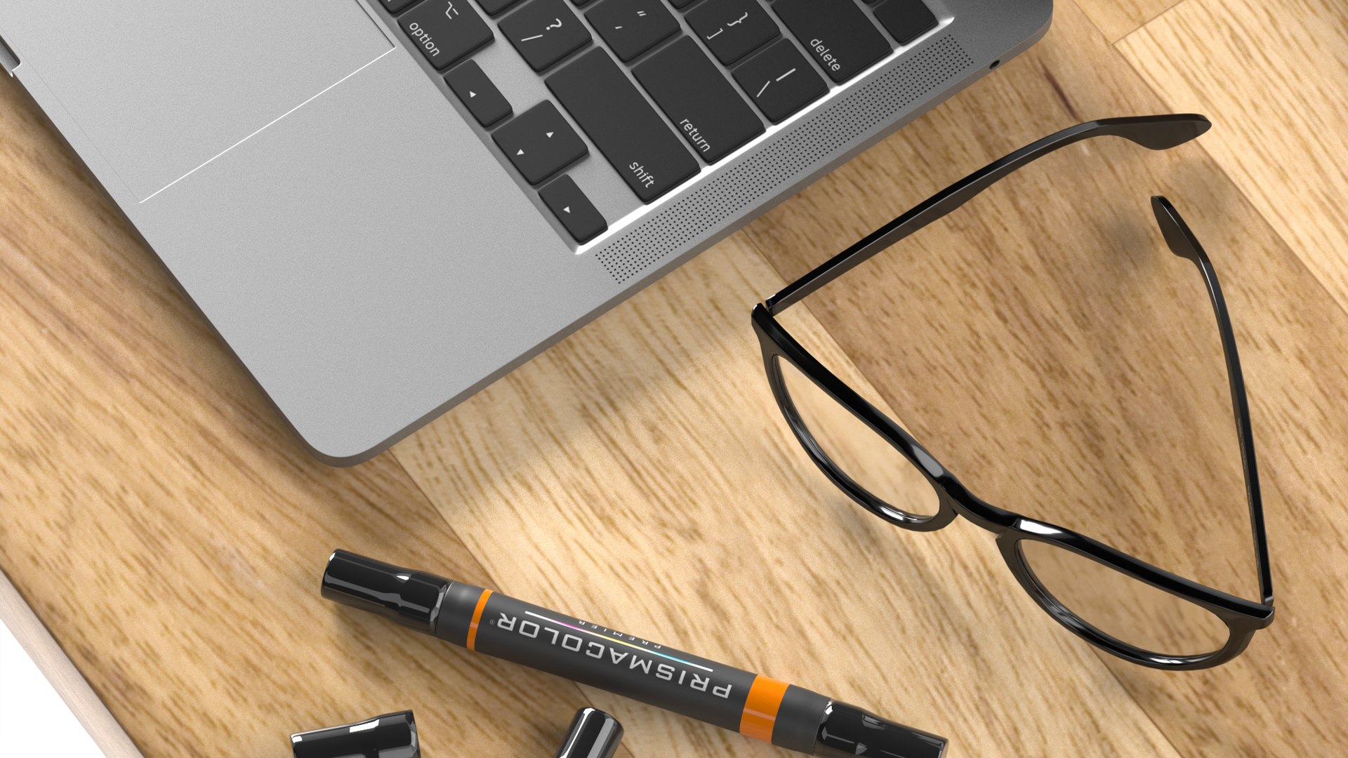 3D Apple Home Office Workspace Set - TurboSquid 2070006