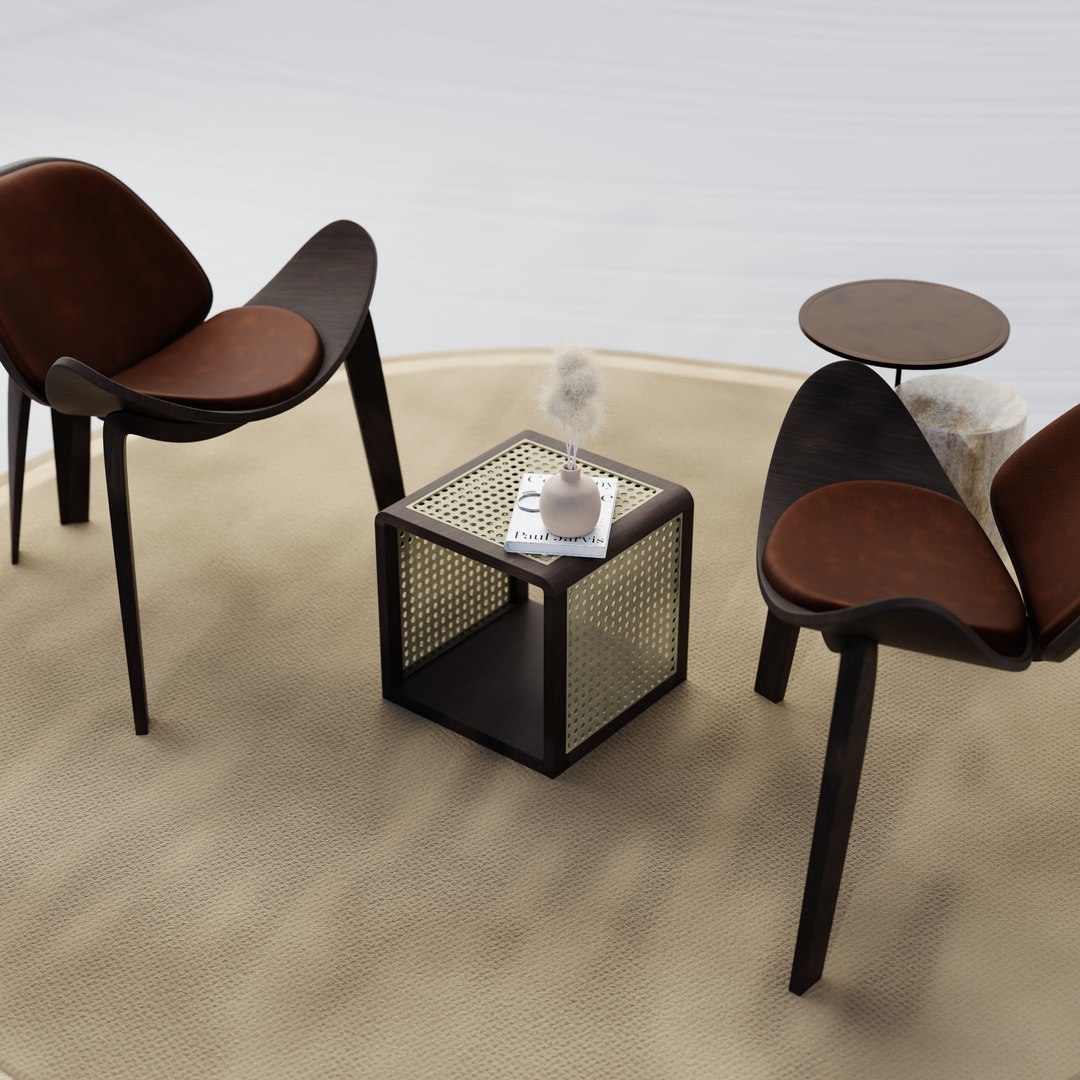 Classy Modern Furniture Set 01 3D Model - TurboSquid 2046975