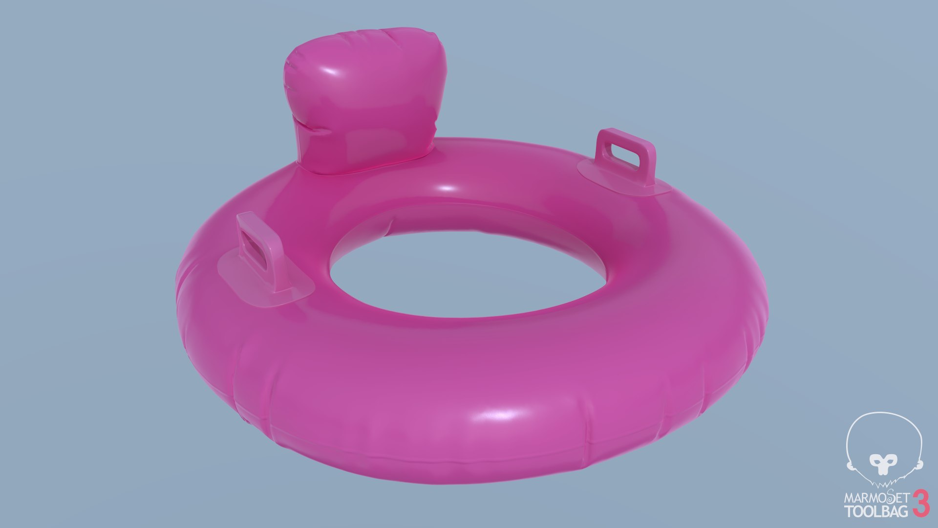 Pink Inflatable Ring 3D - TurboSquid 1757594