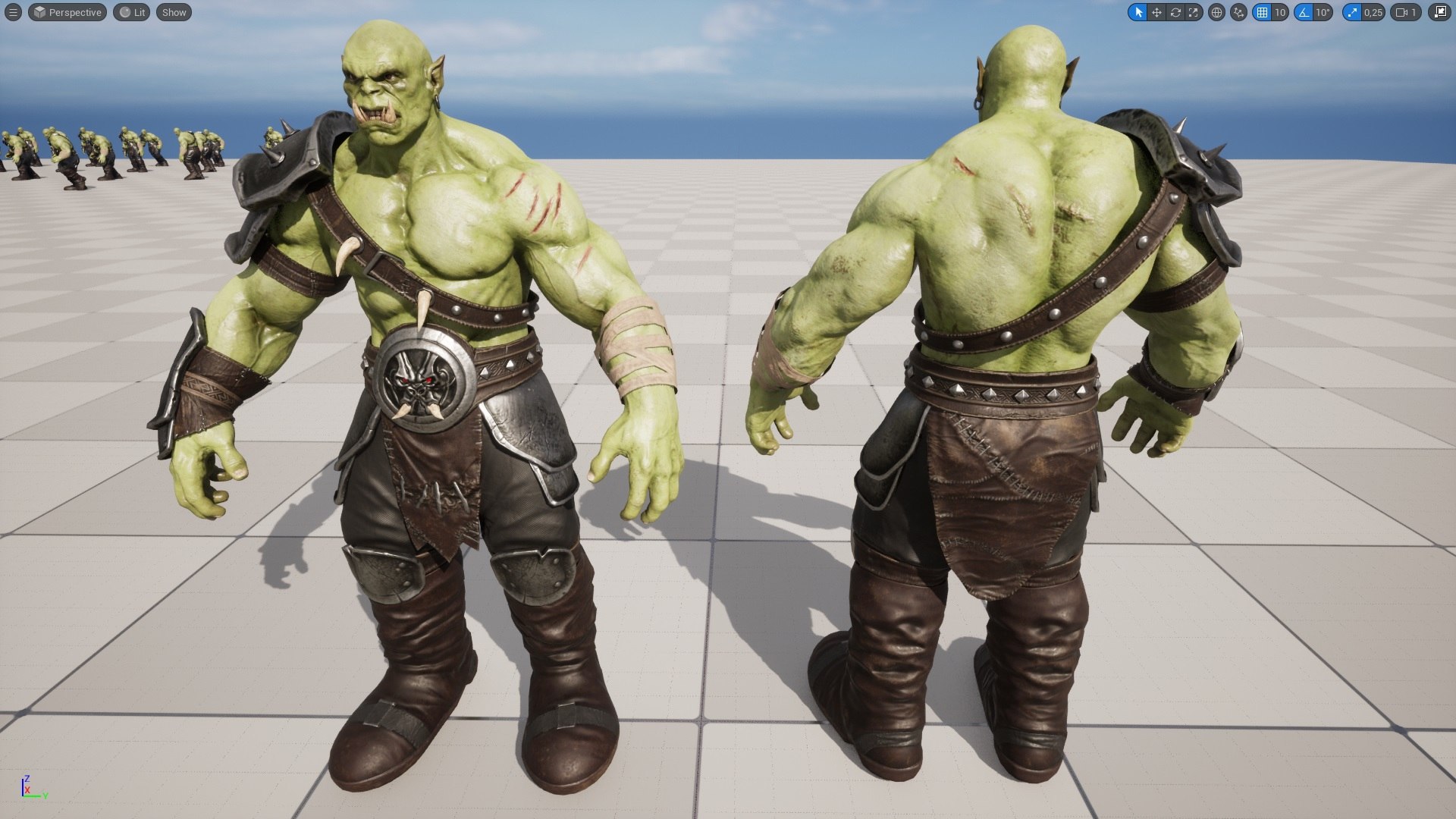 Game Ready Realistic Orc Character 3D - TurboSquid 2460700