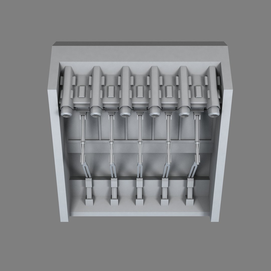 industrial air intake 3d obj