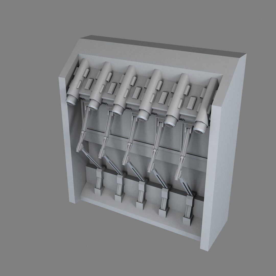 industrial air intake 3d obj