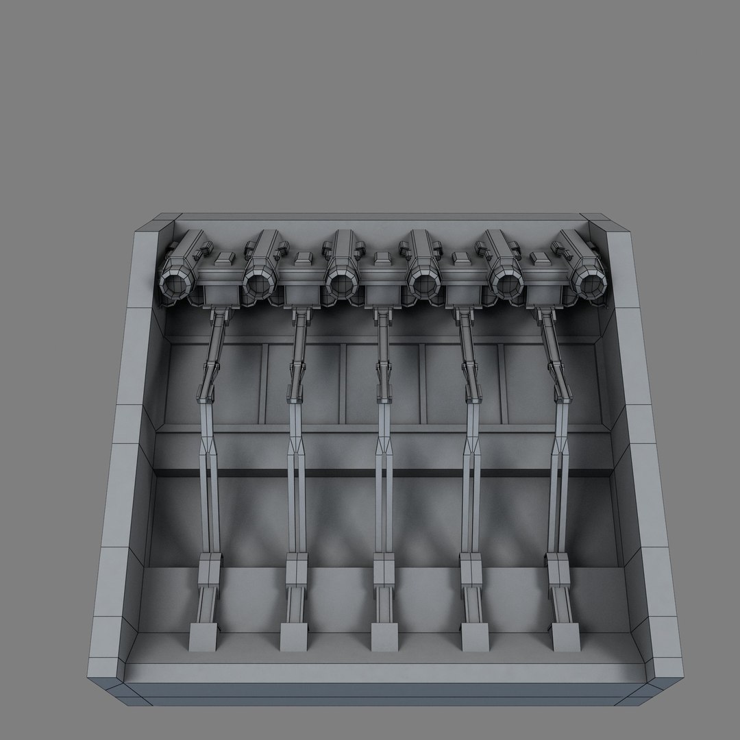 industrial air intake 3d obj