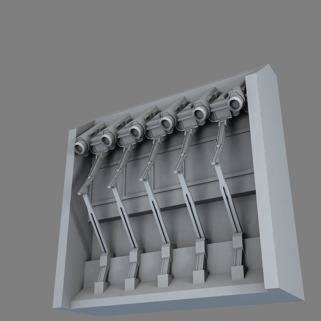 industrial air intake 3d obj