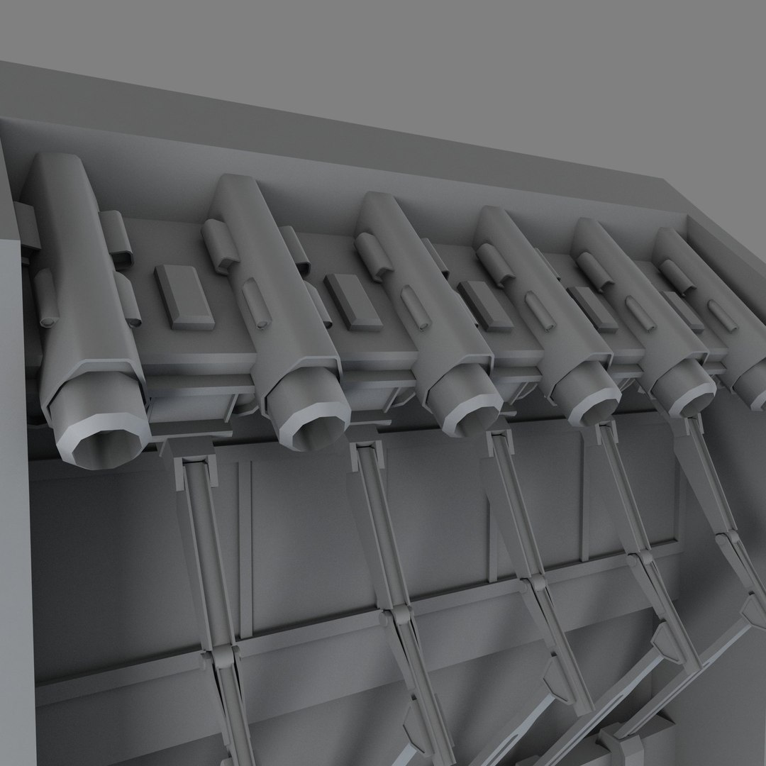 industrial air intake 3d obj
